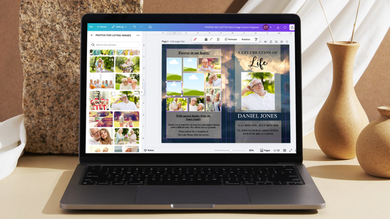 Design Your Own Funeral Program in Canva: Complete Tutorial – Funeral ...