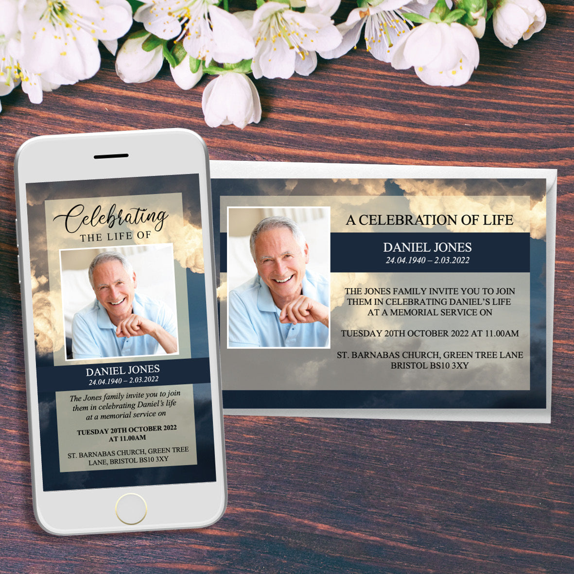 Funeral Invitation Template and e-Invite – Funeral Templates