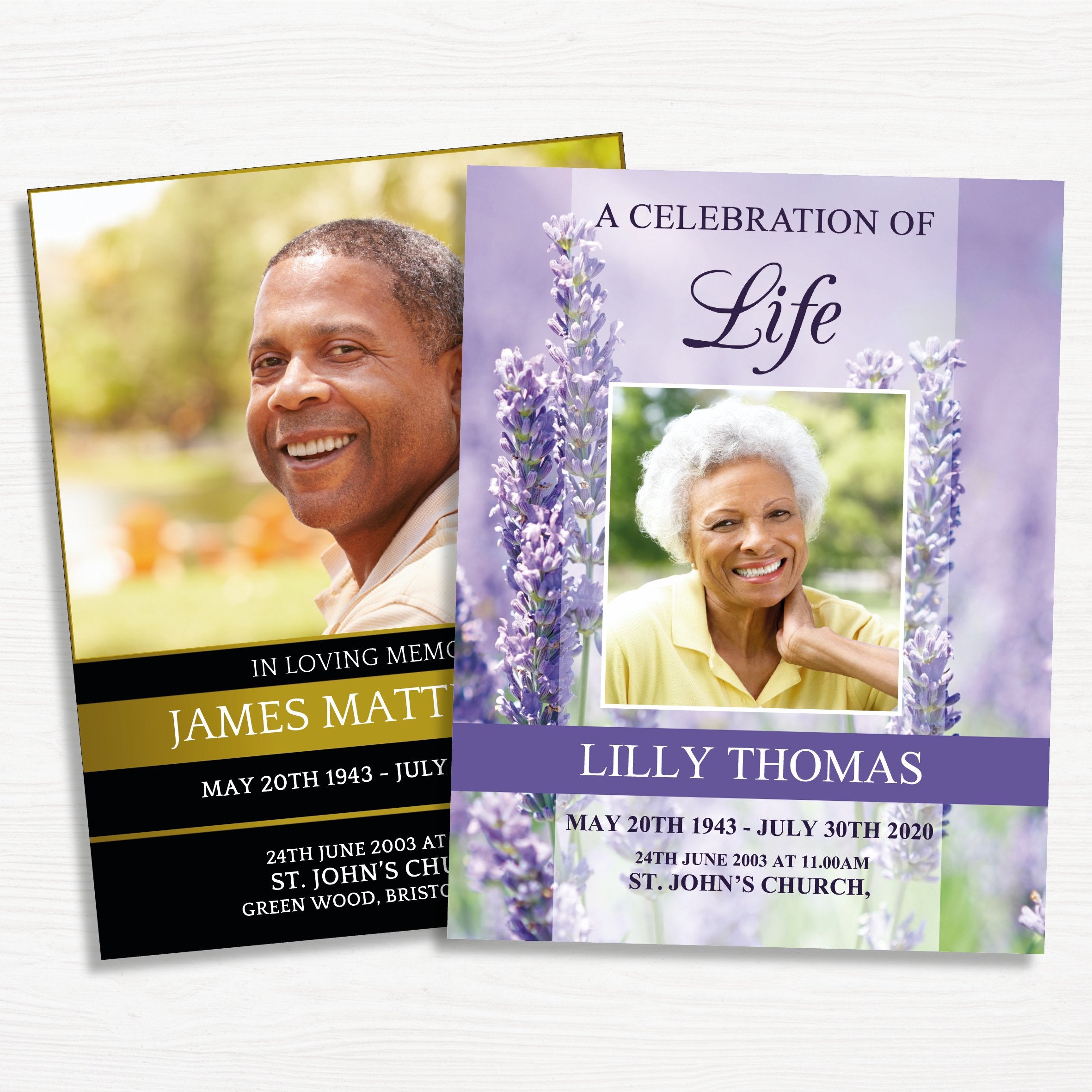 11x17 Funeral Program Templates – Funeral Templates