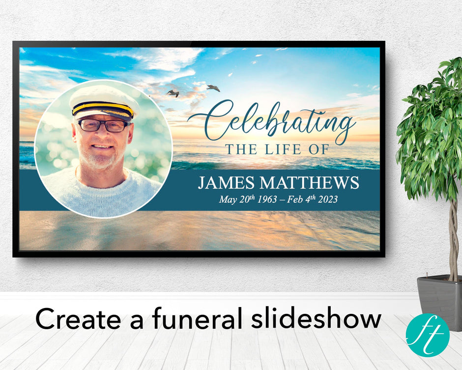 Funeral Slideshow Template in PowerPoint – Funeral Templates