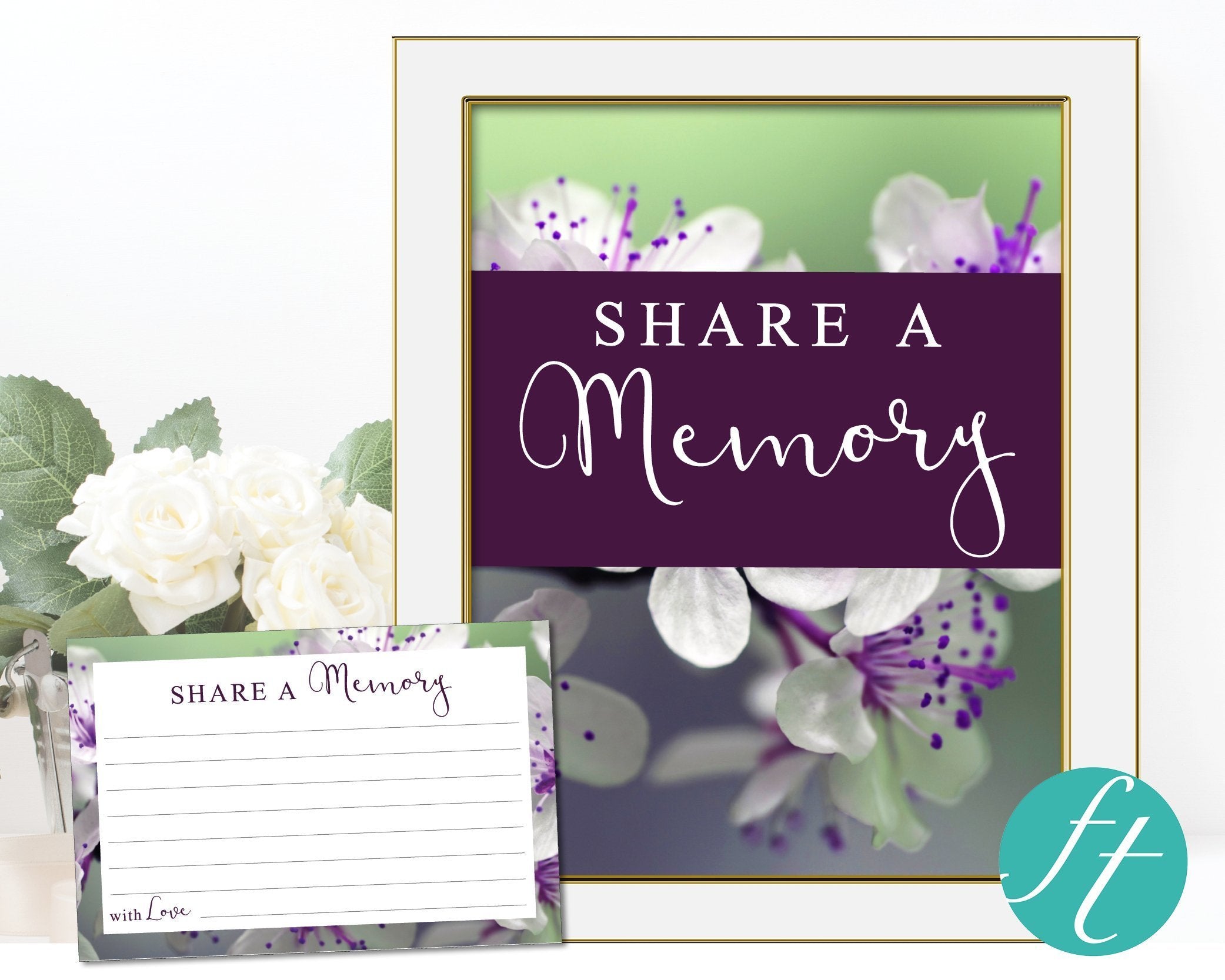 Share a Memory Cards for a Funeral Service – Funeral Templates