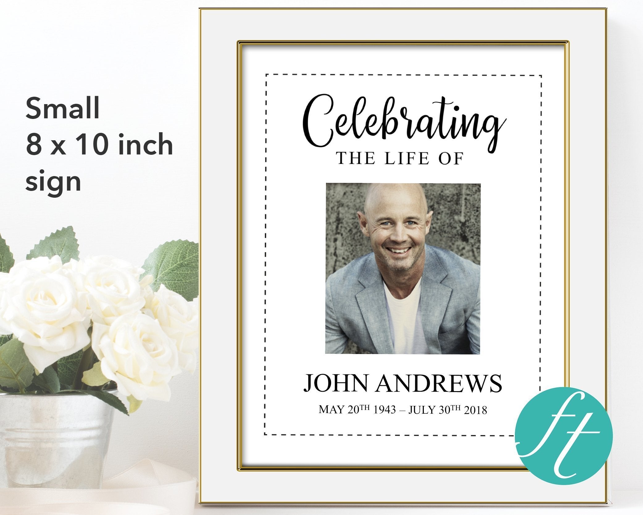 Classic Funeral Poster Template – Funeral Templates