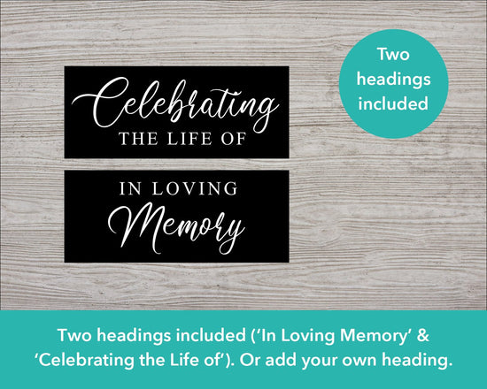 4 Page Golden Funeral Program Bundle – Funeral Templates