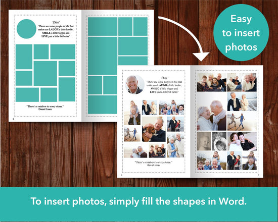 12 Page Classic Funeral Program Template – Funeral Templates