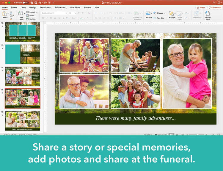 Funeral Slide Show Template | Forest – Funeral Templates