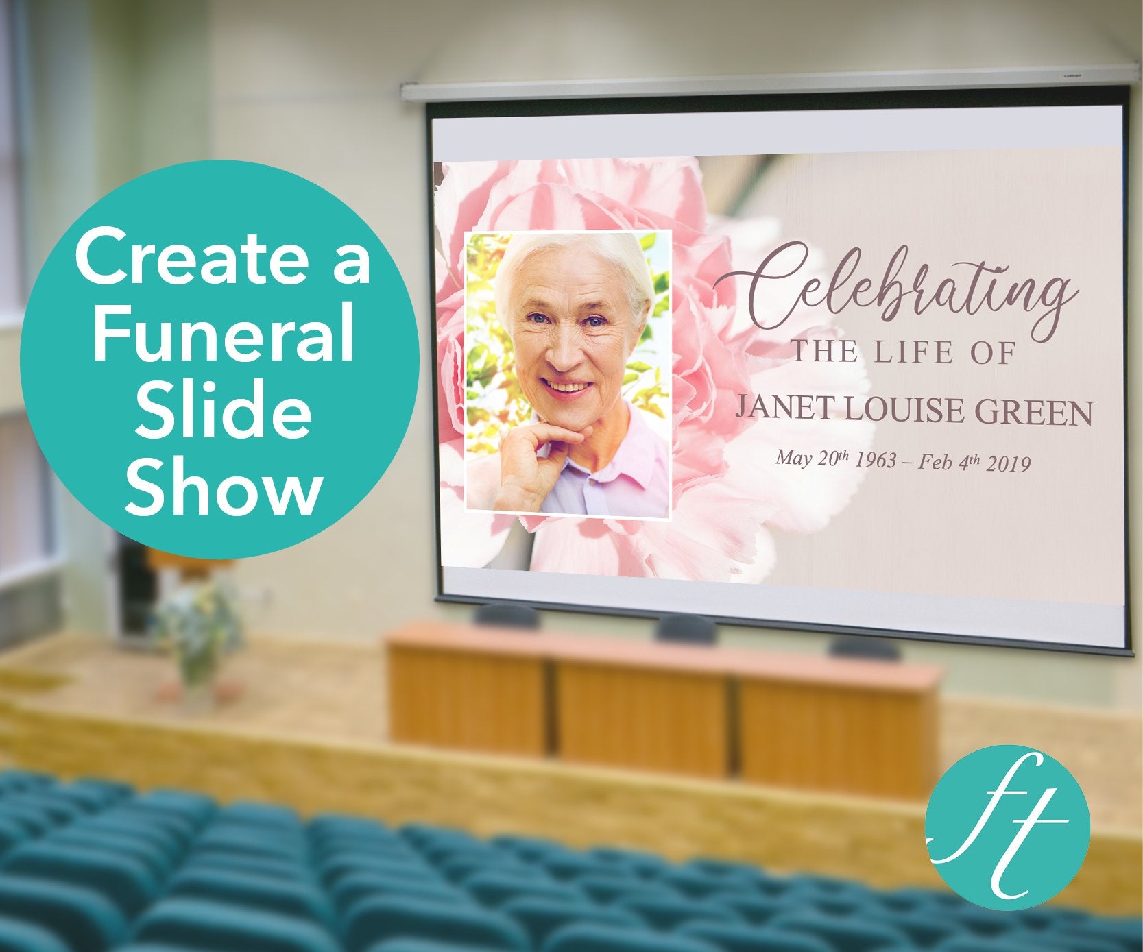 Funeral Slide Show Template | Pink Carnations – Funeral Templates