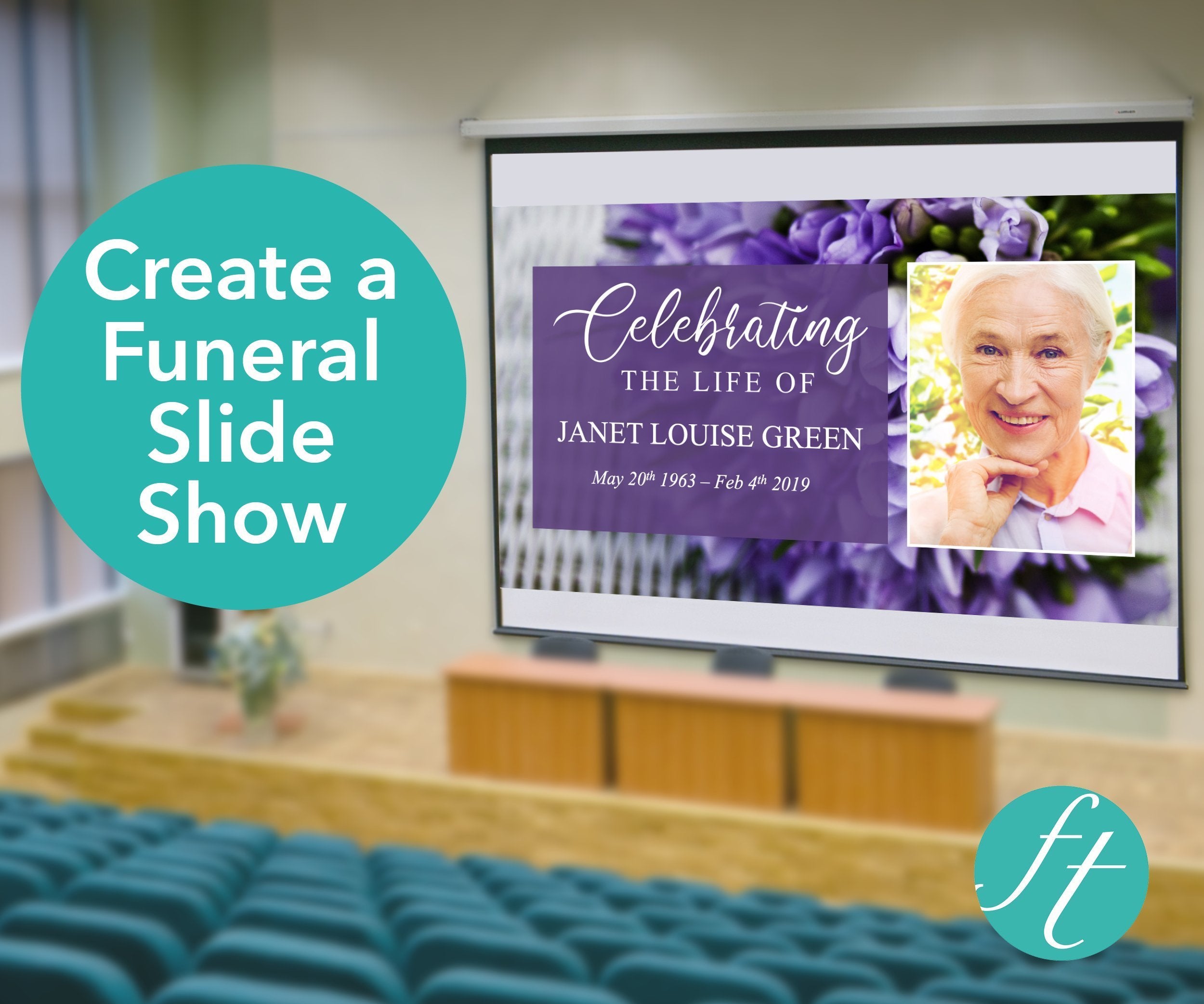 Funeral Slideshow Template in PowerPoint – tagged "For Women" – Funeral ...