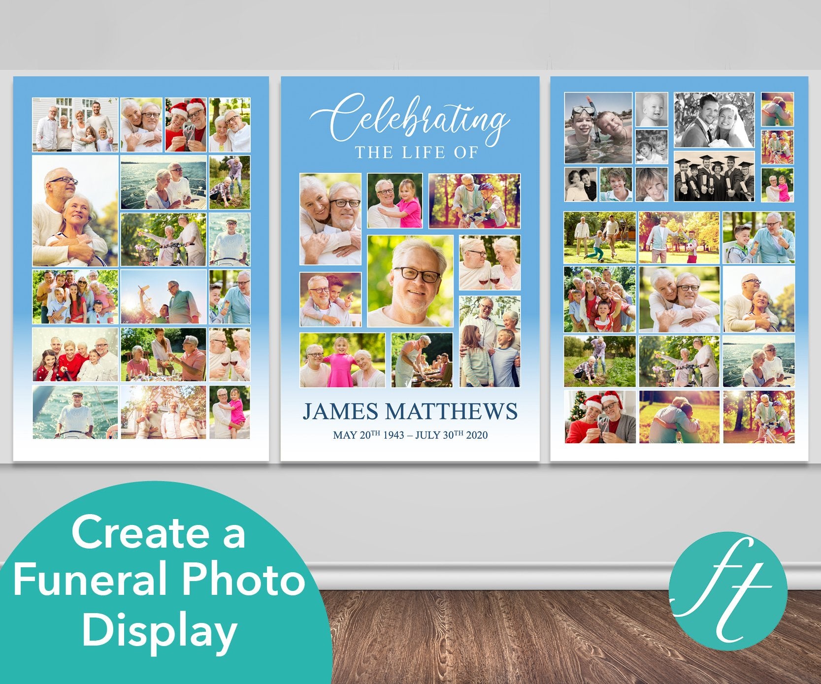 Funeral Photo Displays & Life Tributes | Easy DIY Designs – tagged "For ...