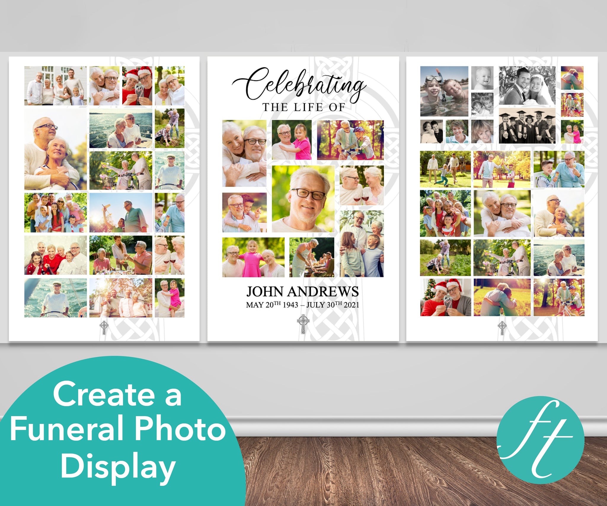 Catholic Funeral Photo Display – Funeral Templates