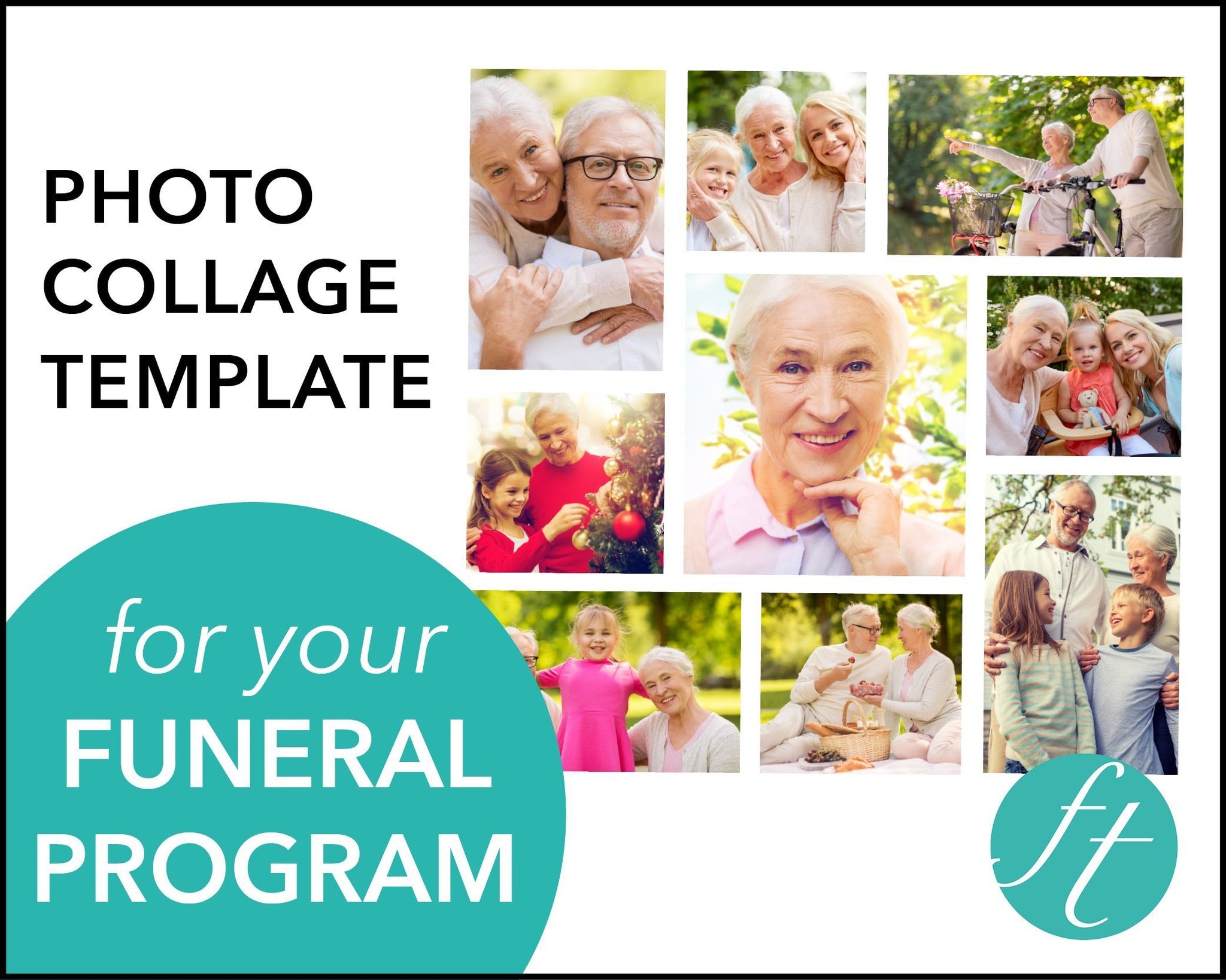 Photo Collages for Funeral Program Templates – Funeral Templates